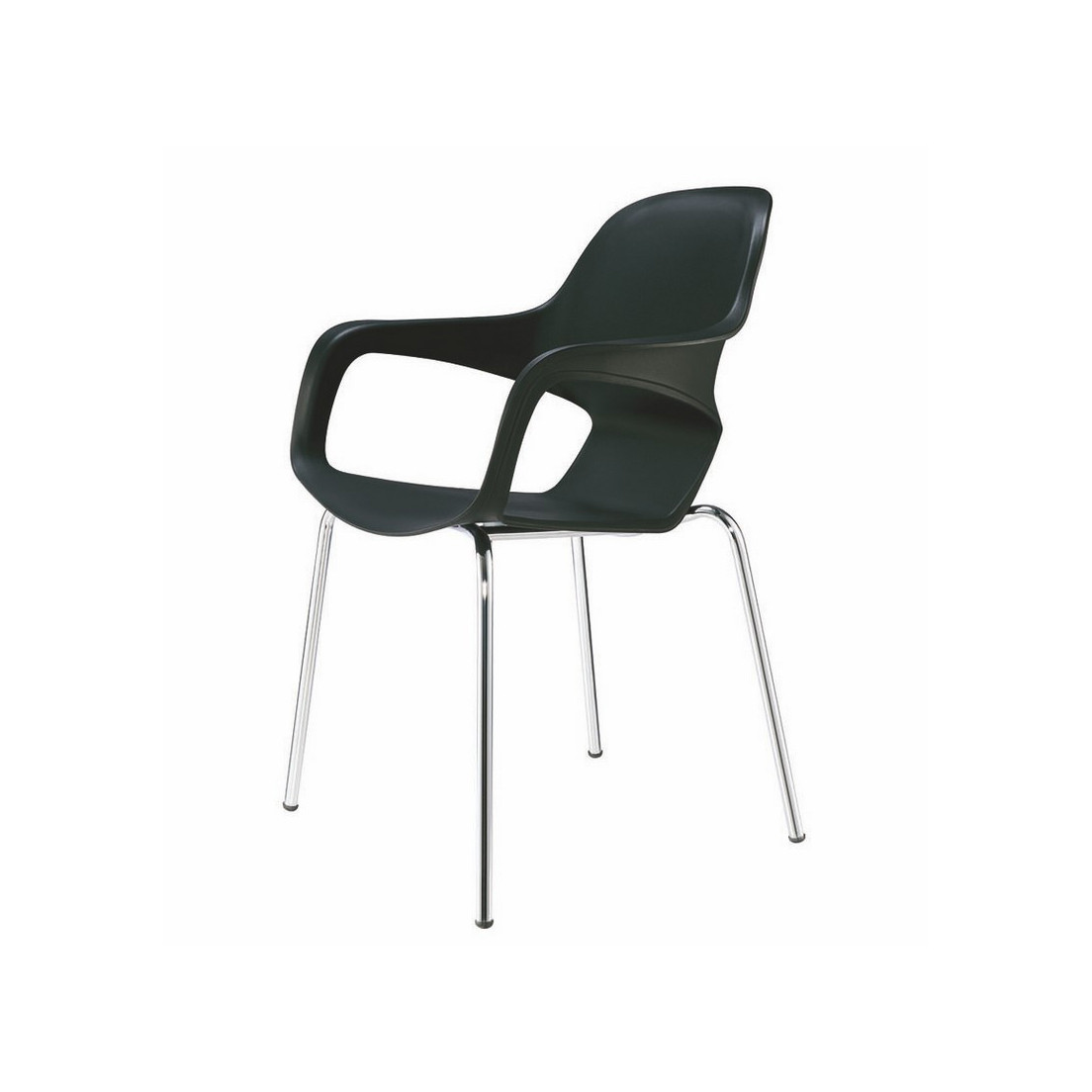 Bevon Air Plastic Chair with Chrome Legs | Modern Office Furniture ...
